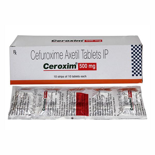 Ceroxim 500mg Tablet 10'S : Price, Uses, Side Effects | Netmeds
