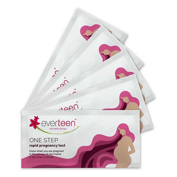 Buy everteen One Step Pregnancy Test for Women - 1 Pack (5 Devices) 1's ...