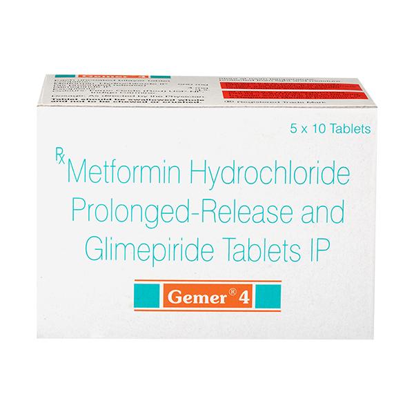 Gemer 4Mg Tablet 10's : Price, Uses, Side Effects | Netmeds