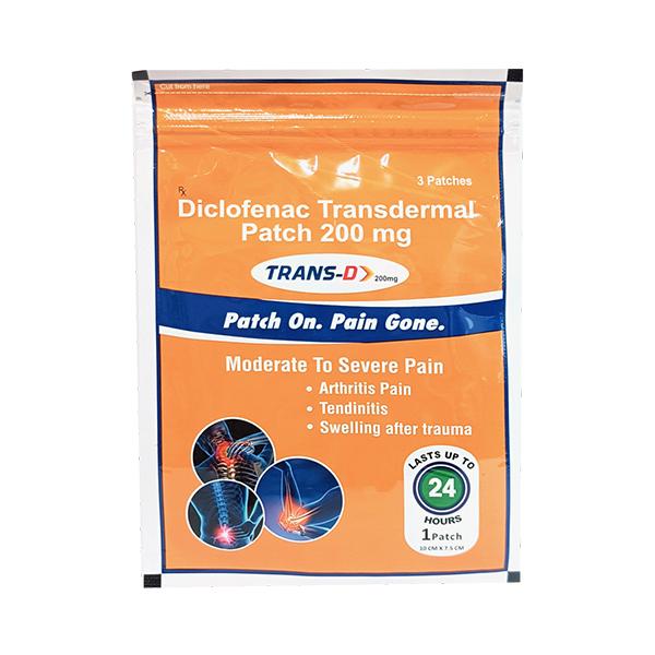 TRANS D 200mg Patch 3's Price, Uses, Side effects, Substitutes | Netmeds