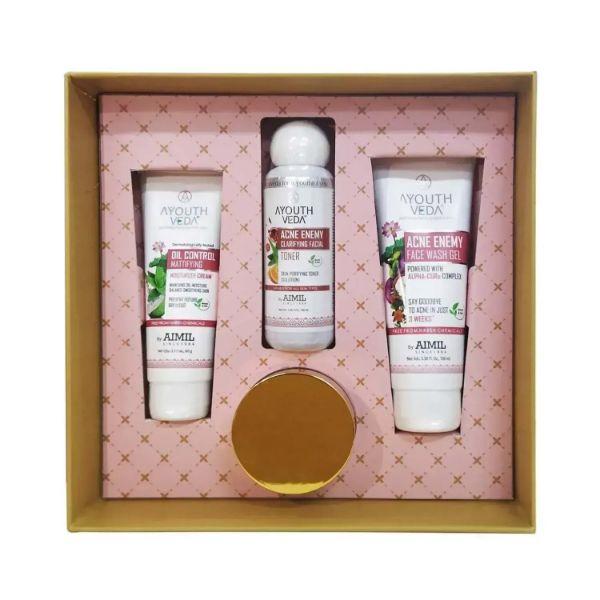 Buy Ayouthveda Skin Detox Acne Control Kit (Pack of 4) 1's Online at ...