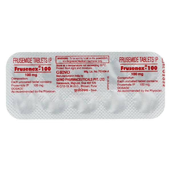 Buy Frusenex 100mg Tablet 10'S Online at Upto 25% OFF | Netmeds