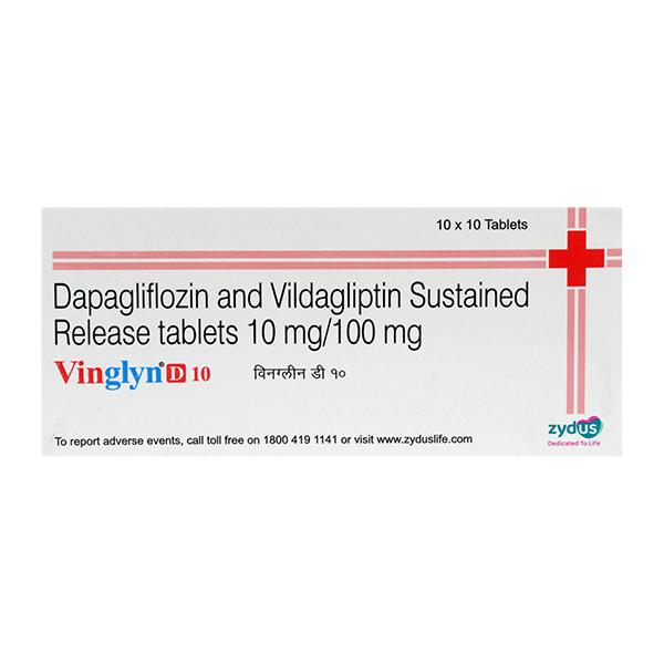 Buy VINGLYN D 10 Tablet 10's Online at Upto 25% OFF | Netmeds