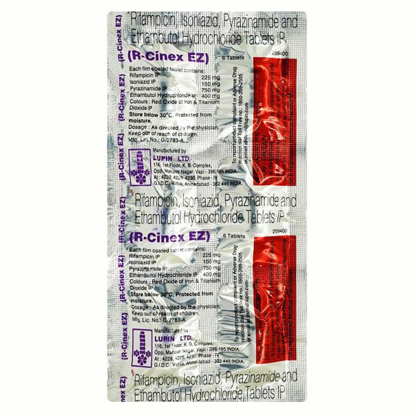 R CINEX EZ TABLET 6'S - Price, Uses, Side Effects, and Substitutes ...