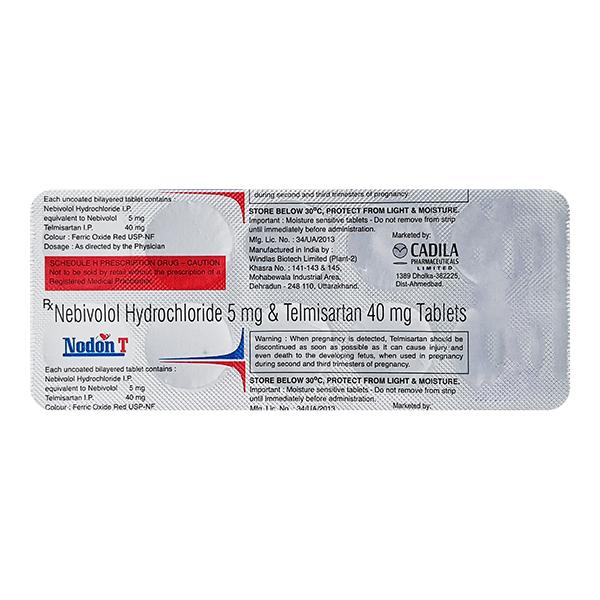 Buy NODON T Tablet 10's Online at Upto 25% OFF | Netmeds