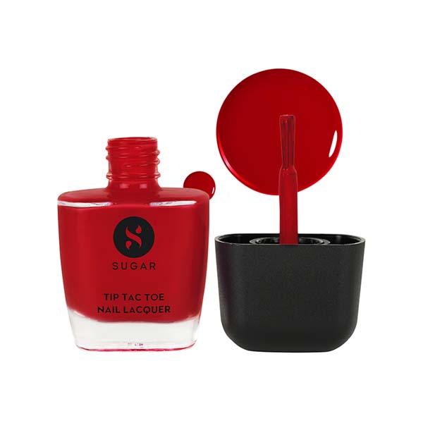 Buy Sugar Cosmetics Tip Tac Toe Nail Lacquer Classic 26 - Red Rhapsody ...