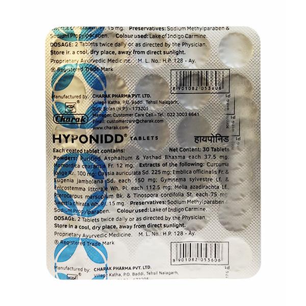 Hyponidd Tablet 30'S : Price, Uses, Side Effects | Netmeds