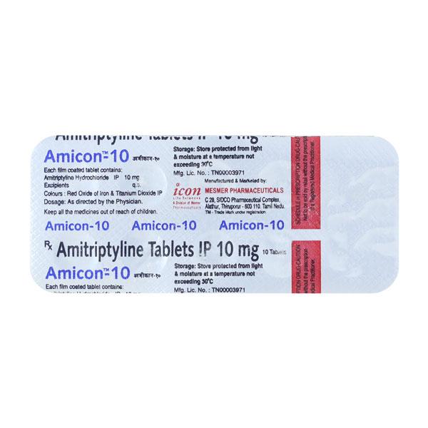 Amicon 10mg Tablet 10'S - Price, Uses, Side Effects | Netmeds