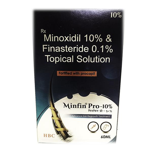 Buy MINFIN PRO 10% Topical Solution 60ml Online at Upto 25% OFF | Netmeds