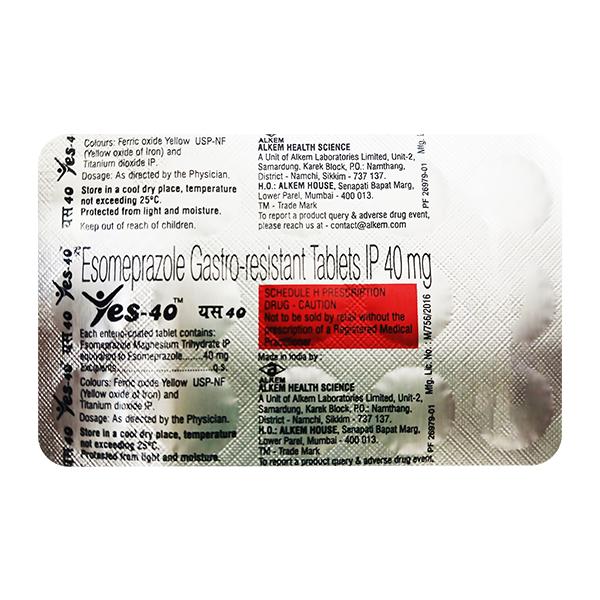 YES 40 Tablet 15's