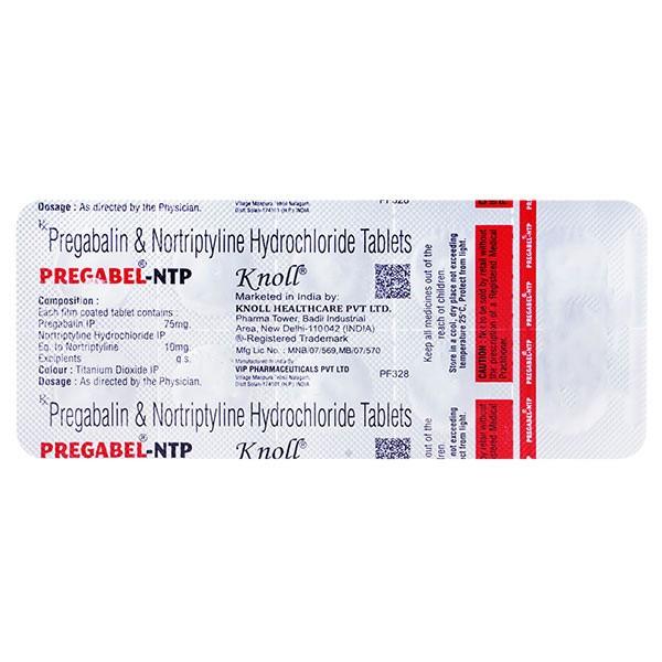 PREGABEL NTP Tablet 10's Price, Uses, Side effects, Substitutes | Netmeds
