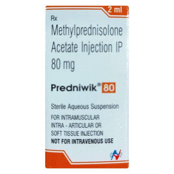 Buy PREDNIWIK 80 Injection 1ml Online at Upto 25% OFF | Netmeds