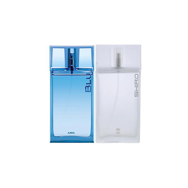 Buy Ajmal Blu EDP Aquatic Woody Perfume And Shiro EDP Citrus Spicy ...