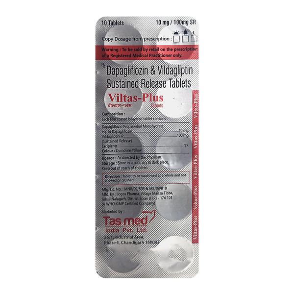 VILTAS PLUS Tablet 10's Price, Uses, Side effects, Substitutes | Netmeds