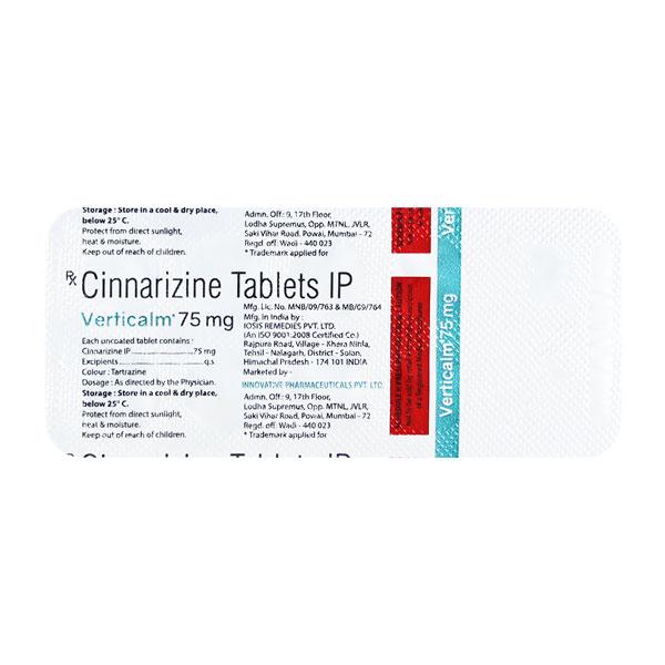 VERTICALM 75 Tablet 10's Price, Uses, Side effects, Substitutes | Netmeds