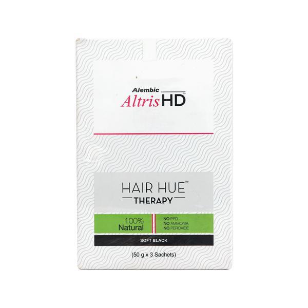 Buy Altris HD Hair Hue Therapy Soft Black (3x50gm) Kit 1's Online at ...
