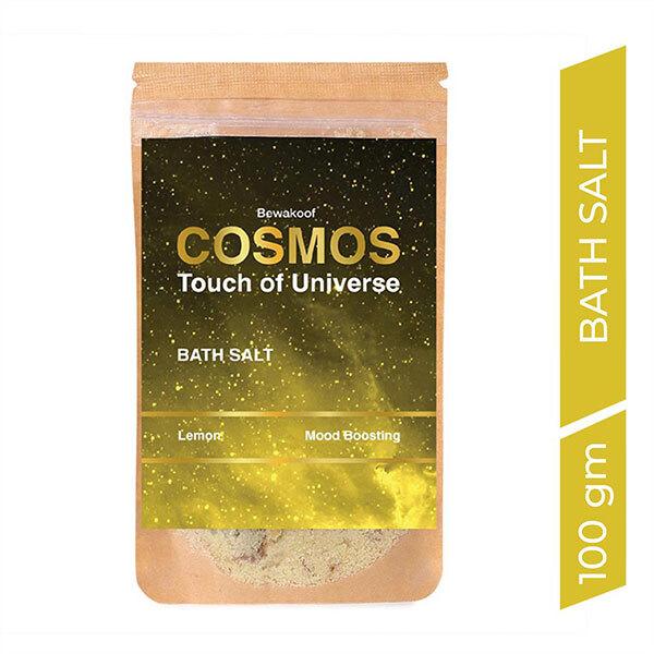 Buy Cosmos by Bewakoof Mood-boosting Bath Salt Powered By Lemon 100 gm ...