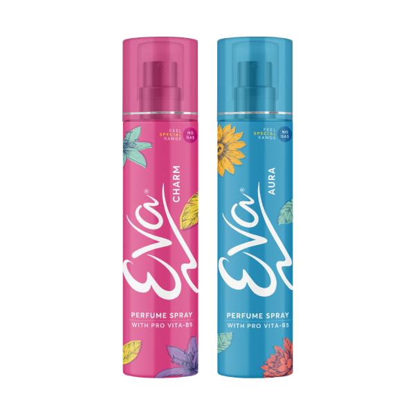 Eva Aura & Charm No Gas Perfume Spray (Pack Of 2 x 120 ml) 120 ml ...