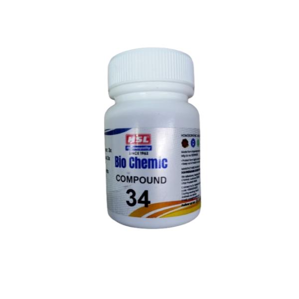 HASLAB BICO 34 BIOCHEMIC COMPOUND Tablet 25 g