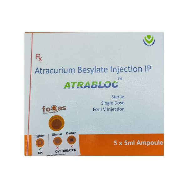 ATRABLOC 10 Injection 5X5ml Price, Uses, Side effects, Substitutes ...