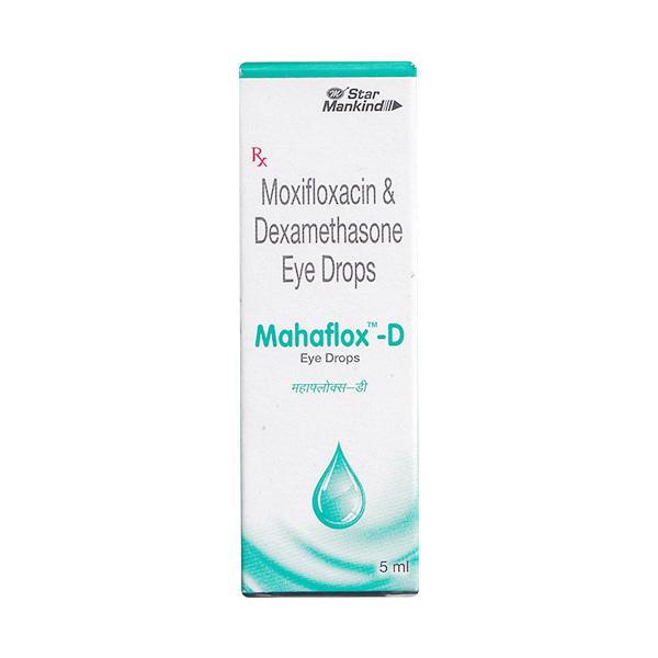 Mahaflox D Eye Drops 5ml Price, Uses, Side effects, Substitutes | Netmeds