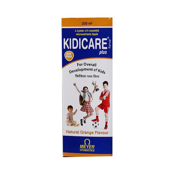 Buy KIDICARE PLUS NATURAL ORANGE FLAVOUR Syrup 200ml Online at Upto 25% ...