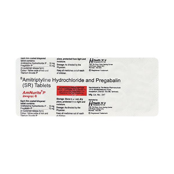 Buy Amnurite P Tablet 10'S Online at Upto 25% OFF | Netmeds