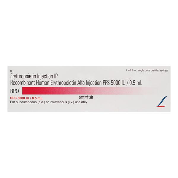 RPO 5000IU Injection(Pfs) 1ml : Uses, Side Effects, Price | Netmeds