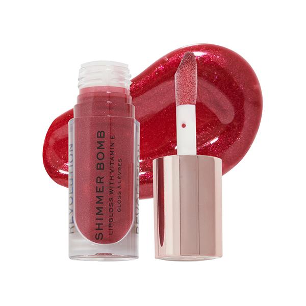 Buy Revolution Shimmer Bomb Blaze Red 4.5 ml Online at Best Price - Lip ...