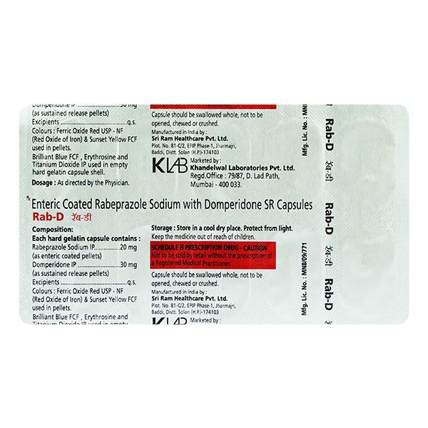 RAB D Capsule 10'S : Uses, Side Effects, Price | Netmeds