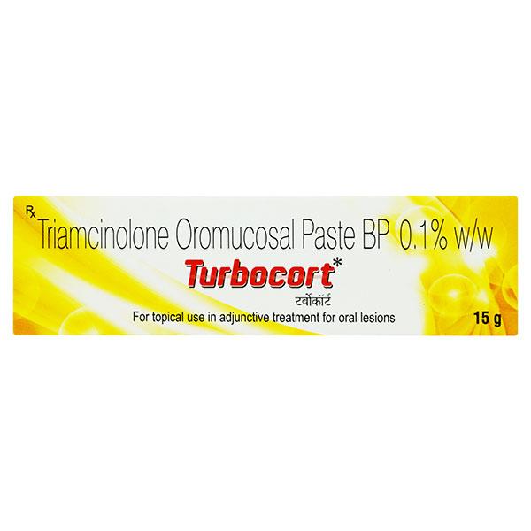 Buy TURBOCORT Oral Paste 15gm Online at Upto 25% OFF | Netmeds
