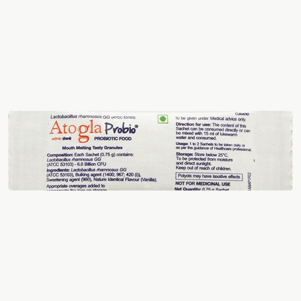 Buy ATOGLA PROBIO Vanilla Flavoured Sachet 0.75gm Online at Upto 25% ...