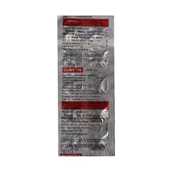 Olmy H 20mg Tablet 10'S : Price, Uses, Side Effects | Netmeds
