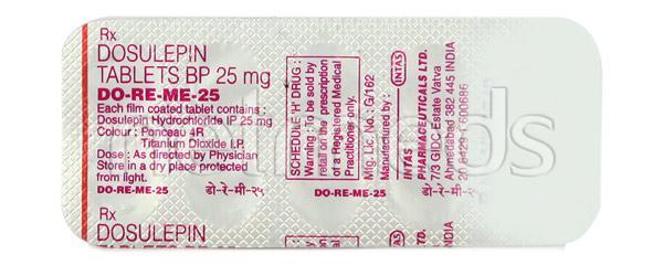 DO RE ME 25mg Tablet 10'S : Price, Uses, Side Effects | Netmeds