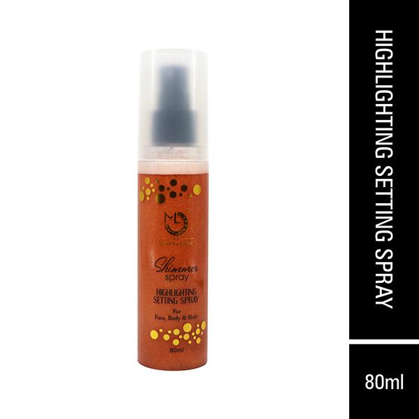 Buy Matt Look Shimmer Highlighting Setting Spray, Rose Gold 003 80 ml ...