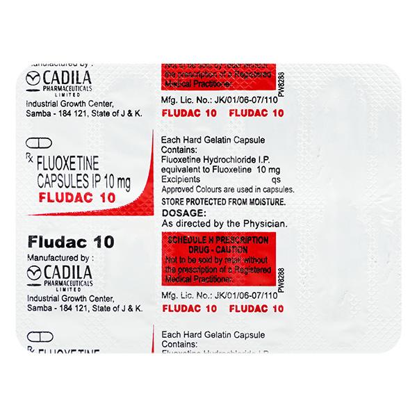 Fludac 10mg Capsule 10'S : Price, Uses, Side Effects | Netmeds