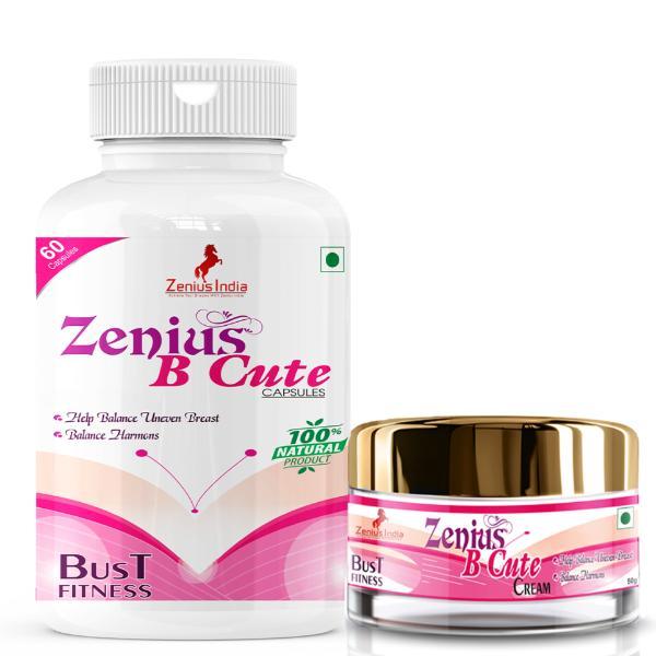 Zenius B Cute Capsule 60's + B Cute Cream 50 gm 1's Online at ...