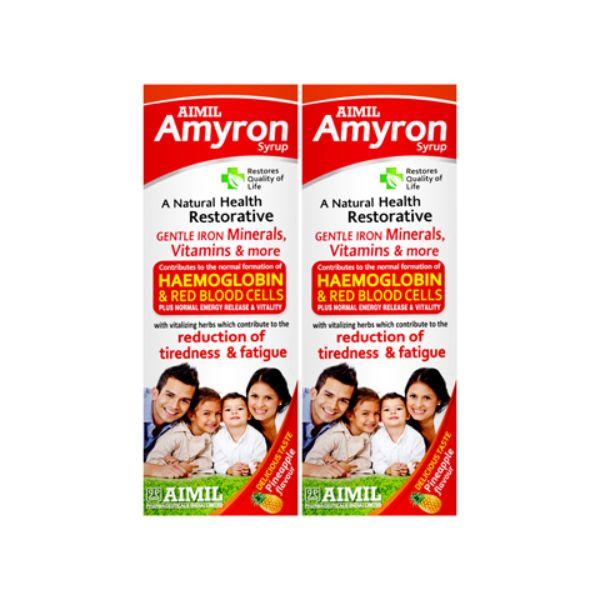 Buy Aimil Amyron Syrup (Pack of 2 x 200 ml) Online at Discounted Price ...