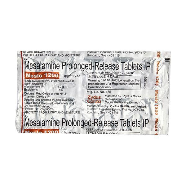 Meslo 1.2Gm Tablet 10'S : Price, Uses, Side Effects | Netmeds