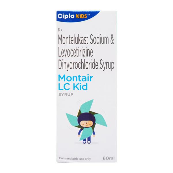 Montair LC Kid Syrup 60ml Price, Uses, Side effects, Substitutes | Netmeds