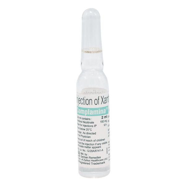 Complamina 150mg Injection 2ml Price, Uses, Side effects, Substitutes ...