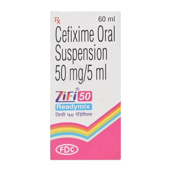 ZIFI READYMIX 50mg Oral Suspension 60ml : Price, Uses, Side Effects ...