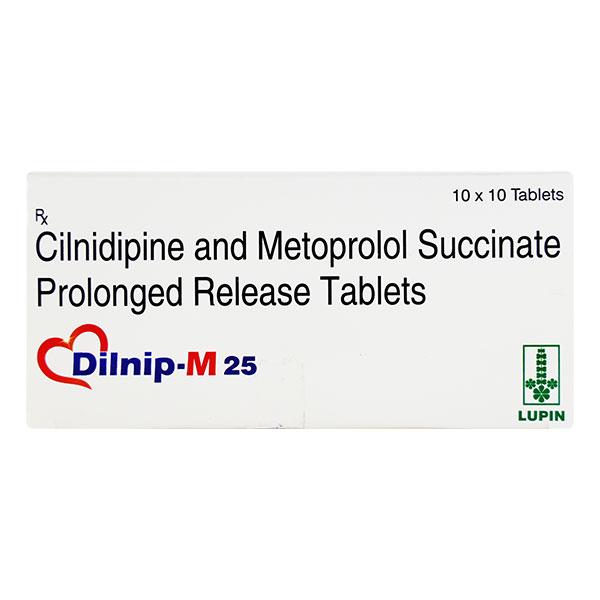 DILNIP M 25 Tablet 10's : Price, Uses, Side Effects | Netmeds