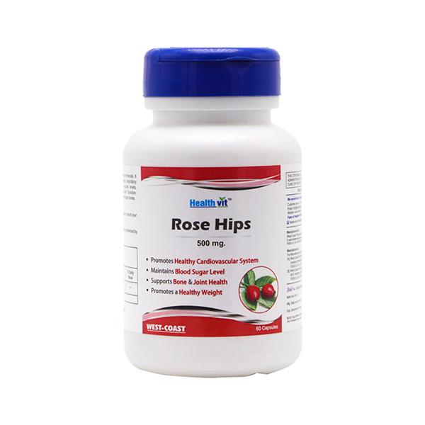 Buy Healthvit Rose hips 500 mg - Capsules 60's Online at Best Price ...