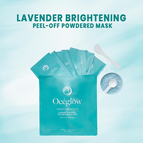 Buy Oceglow Individual Sachets Lavender Brightening Peel Off Powdered ...