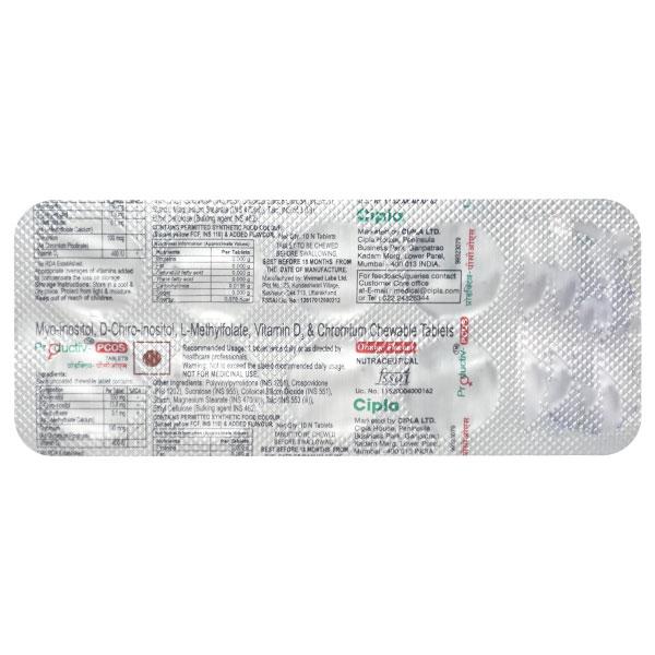Productiv Pcos Tablet 10'S Price, Uses, Side effects, Substitutes | Netmeds