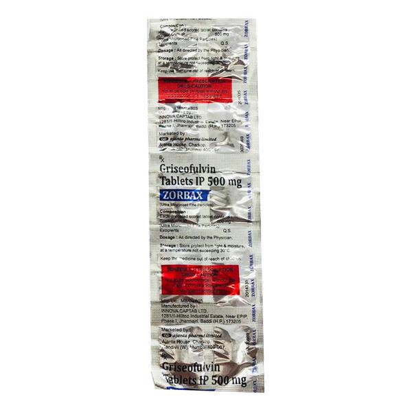 ZORBAX 500mg Tablet 10's Price, Uses, Side effects, Substitutes | Netmeds