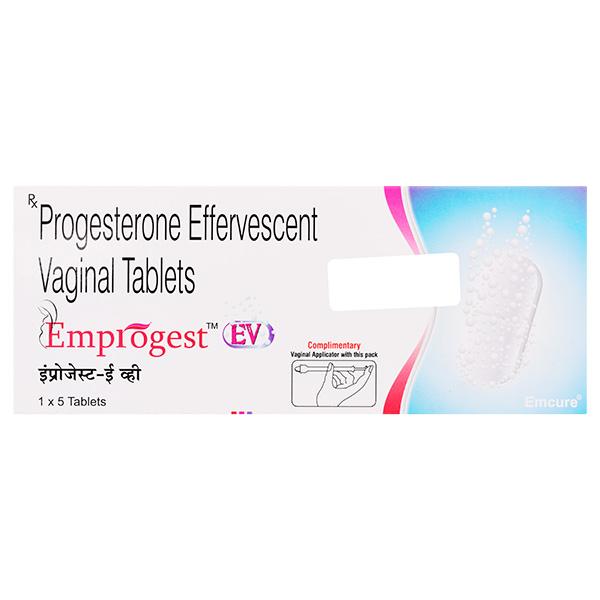 Buy Emprogest EV 200mg Tablet 5'S Online at Upto 25% OFF | Netmeds