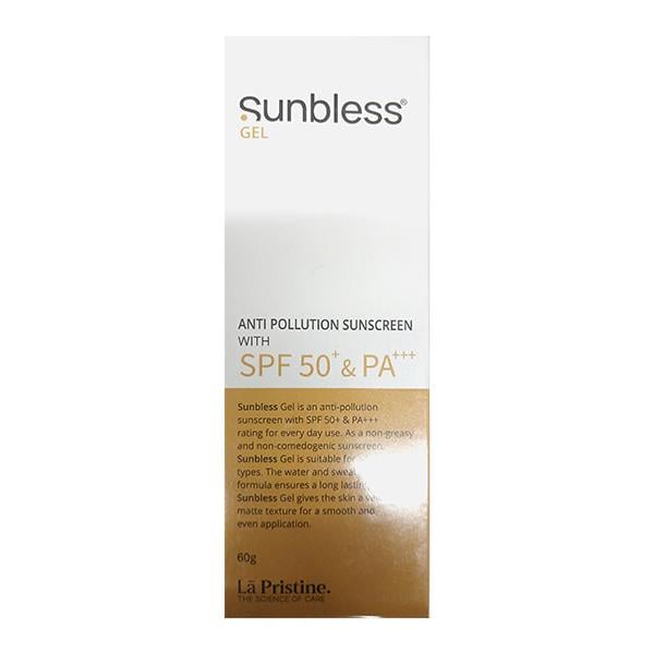 SUNBLESS SPF 50+ & PA+++ ANTI POLLUTION SUNSCREEN Gel 60g