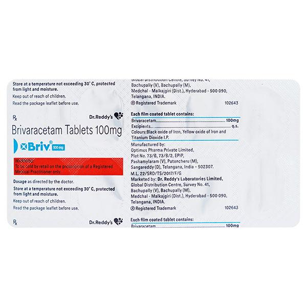BRIV+ 100 Tablet 10's Price, Uses, Side effects, Substitutes | Netmeds